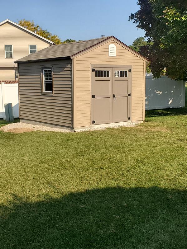 Heartland Hanover 10-ft x 10-ft Gable Style Wood Outdoor Storage Shed 2 ...
