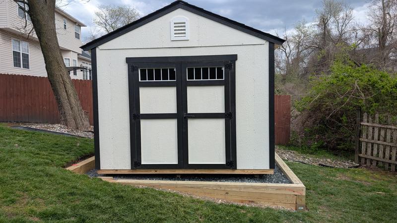 Heartland Hanover 12-ft x 12-ft Gable Style Wood Outdoor Storage Shed ...