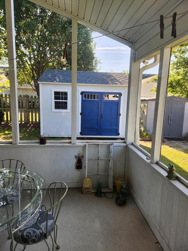 Heartland Lancaster 10-ft x 10-ft Gable Style Wood Outdoor Storage Shed ...