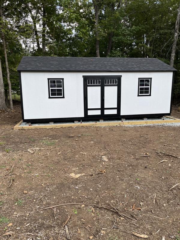 Heartland Lancaster 24-ft x 12-ft Gable Style Wood Outdoor Storage Shed ...