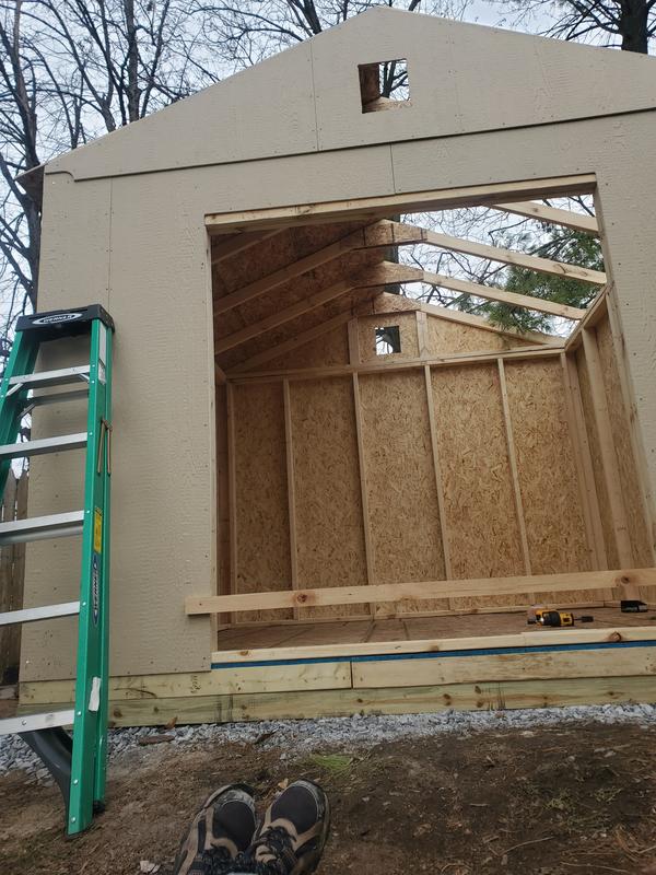 Heartland Lancaster 16-ft x 12-ft Gable Style Wood Outdoor Storage Shed ...