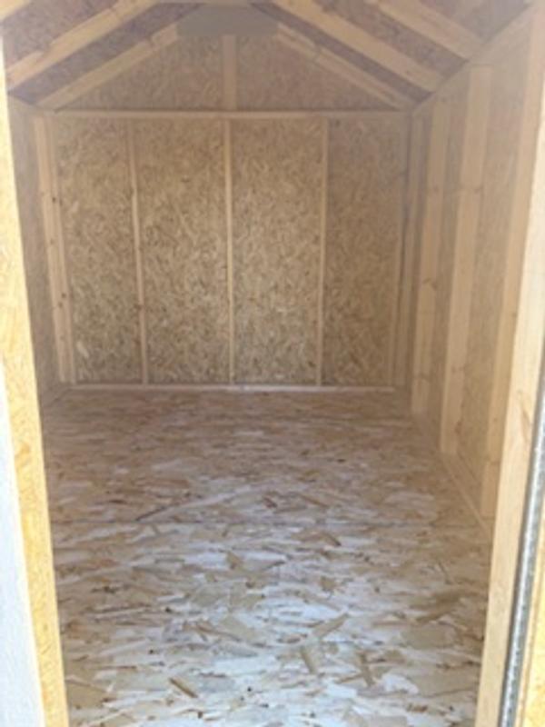 Heartland Midtown 8-ft x 10-ft Wood Outdoor Storage Shed in the Wood ...