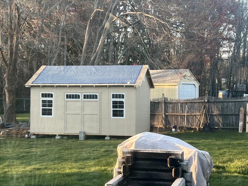 Heartland Hanover 10-ft x 8-ft Gable Style Wood Outdoor Storage Shed ...