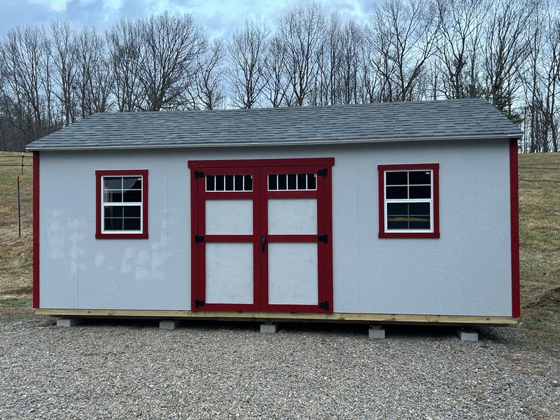 Heartland Lancaster 24-ft x 12-ft Gable Style Wood Outdoor Storage Shed ...
