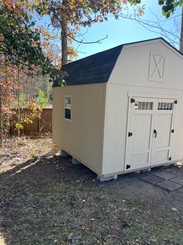 Heartland Silverton 12-ft x 20-ft Gambrel Style Wood Outdoor Storage ...