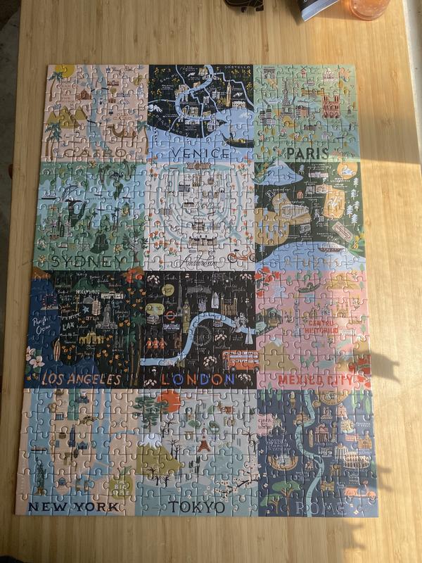 City Maps 500pc Jigsaw Puzzle - Macy's