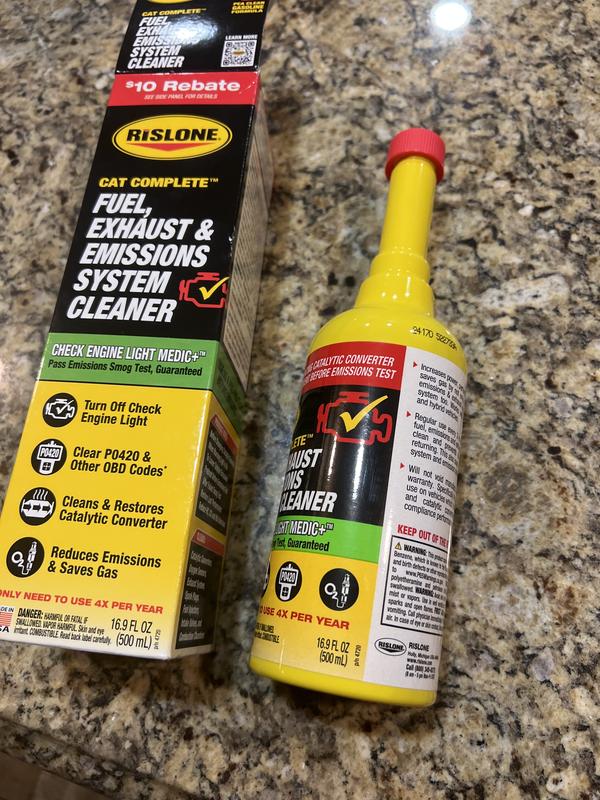 Rislone 16.9 oz. Cat Complete Fuel, Exhaust and Emissions System ...