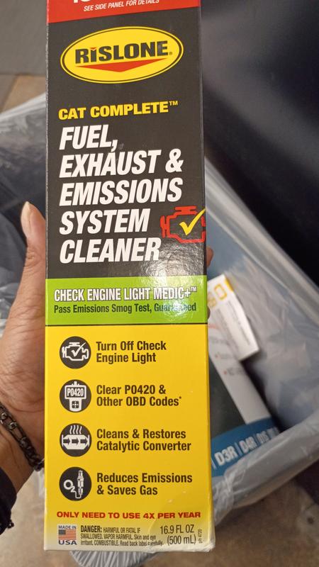 Rislone Cat Complete Fuel, Exhaust and Emissions System Cleaner 16.9oz ...