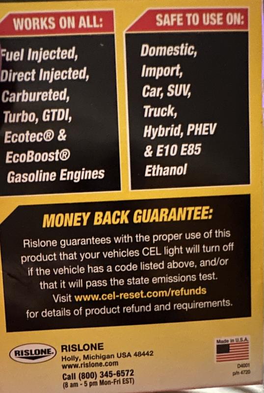 Rislone 16.9 oz. Cat Complete Fuel, Exhaust and Emissions System ...