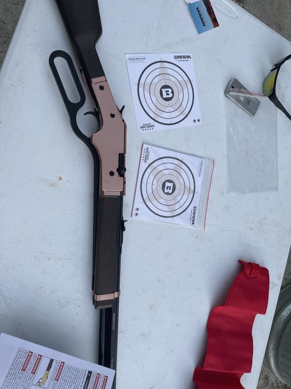 Barra Airguns .177 Caliber 1866 Rosie Air Gun Bundle with Glasses ...