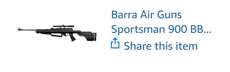 Barra Airguns .177 Caliber Sportsman 900 Multi-Pump Pneumatic Air Rifle ...