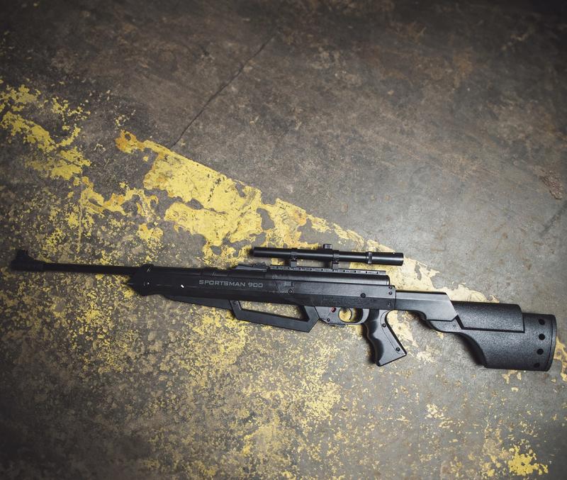 Barra Airguns .177 Caliber Sportsman 900 Multi-Pump Pneumatic Air Rifle ...