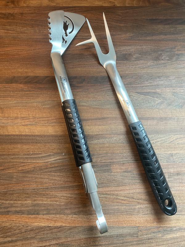 BBQ Dragon Stainless Steel Combination Grill Tool Set - Spatula and ...