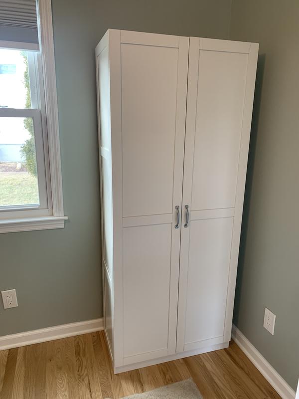 Manhattan Comfort White Wood Clothing Rack 2GLF-WH at Lowes.com