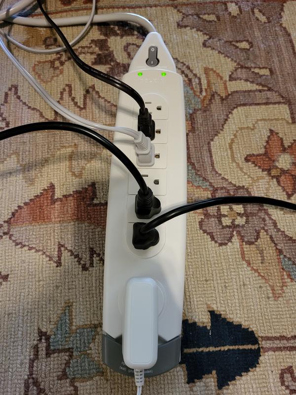 Belkin SurgeMaster Home Series Surge Protector 7 AC Outlets 12 ft Cord ...