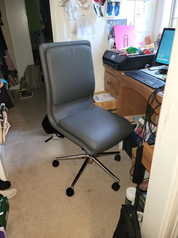 Flash Furniture Madigan Mid-Back Armless Swivel Task Office Chair with ...
