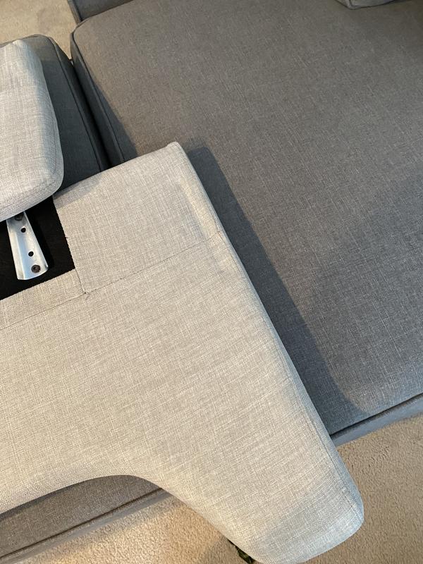 Merrick Lane Niklas Mid Century Modern Split-Back Sofa Futon with 3 ...