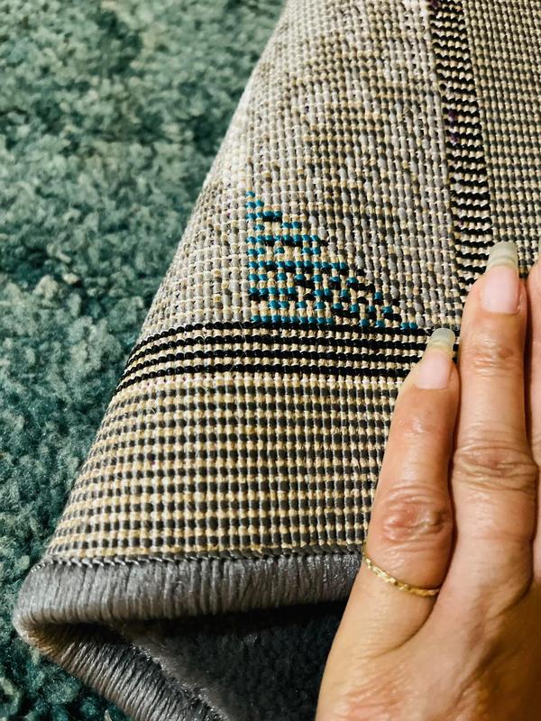 Emma + Oliver Tucson 2x3 Distressed Southwestern Diamond Motif Plush ...