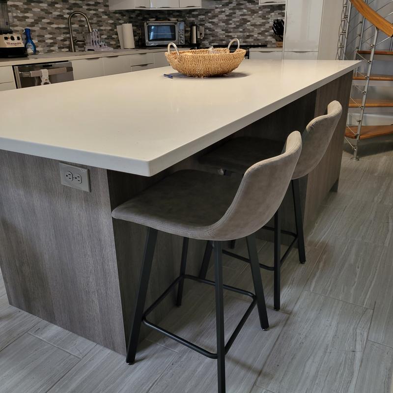 Flash Furniture Caleb Modern Armless 24 Inch Counter Height Stools ...