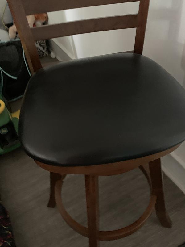 Flash Furniture Zerrick Commercial Grade Wood Classic Ladderback Swivel ...