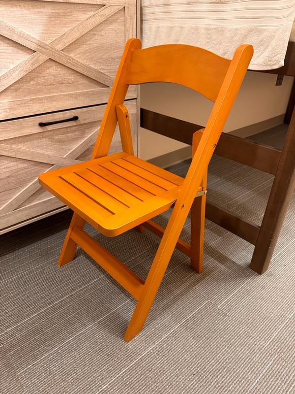 Merrick Lane Nathan Solid Wood Dining Chair with Foldable Design and ...