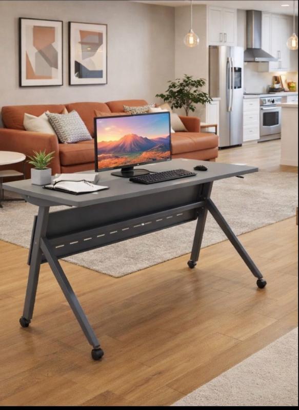 Flash Furniture Davis Commercial Grade 72-in x 24-in Heavy-Duty Nesting ...