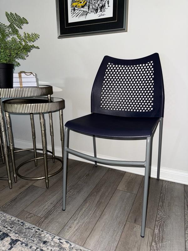 Flash Furniture 5 Pack HERCULES Navy Stack Chair with Air-Vent Back ...