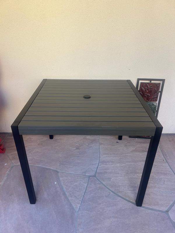 SQ Faux Teak Patio Table XU-DG-UH8100- – CTC Event Furniture SQ Faux Teak Patio Table XU-DG-UH8100- – CTC Event Furniture