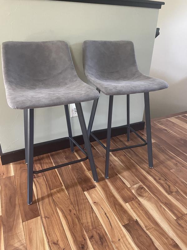 Flash Furniture Caleb Modern Armless 24 Inch Counter Height Stools ...