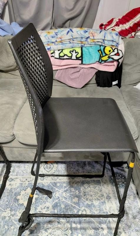 Flash Furniture HERCULES Navy Stack Bar Stool with Air-Vent Back and ...