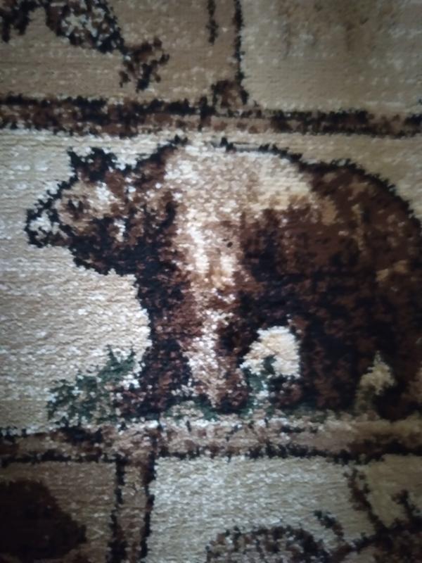 Emma + Oliver Wilderness Rustic 6x6 Round Beige Plush Olefin Accent Rug ...