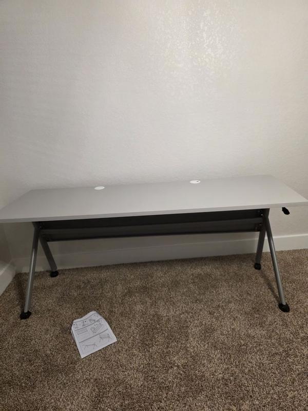 Emma + Oliver Griffin Heavy-Duty Flip Top Training Table with Nesting ...