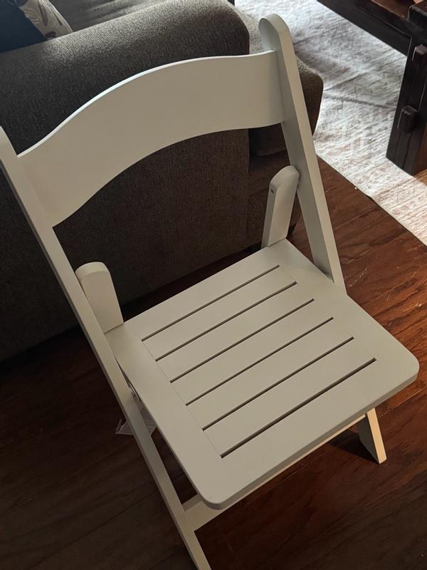 Merrick Lane Nathan Set of 4 Solid Wood Dining Chairs with Foldable ...