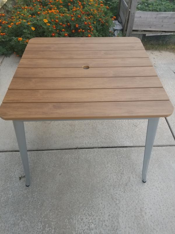 Taylor & Logan Ani Brown Top/Silver Frame Contemporary/Modern Dining ...