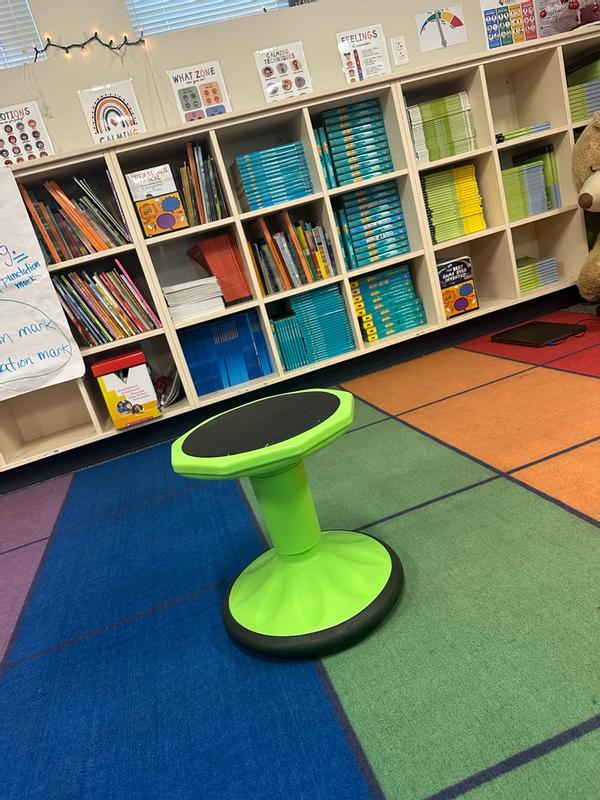 Flash Furniture Lucas Fixed Height Kids Flexible Active Stool for ...