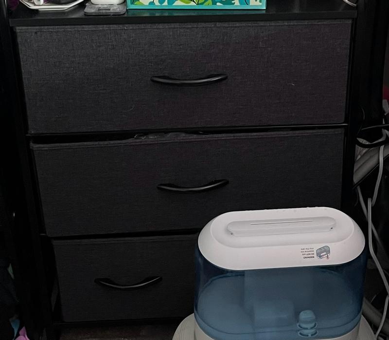 Flash Furniture Sodano 4 Drawer Nightstand with Charging Station; 2 USB ...