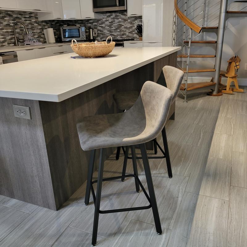 Flash Furniture Caleb Modern Armless 24 Inch Counter Height Stools ...