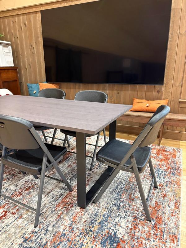 Emma + Oliver Remy 72x36 Dining or Gaming Table with Double Sided ...