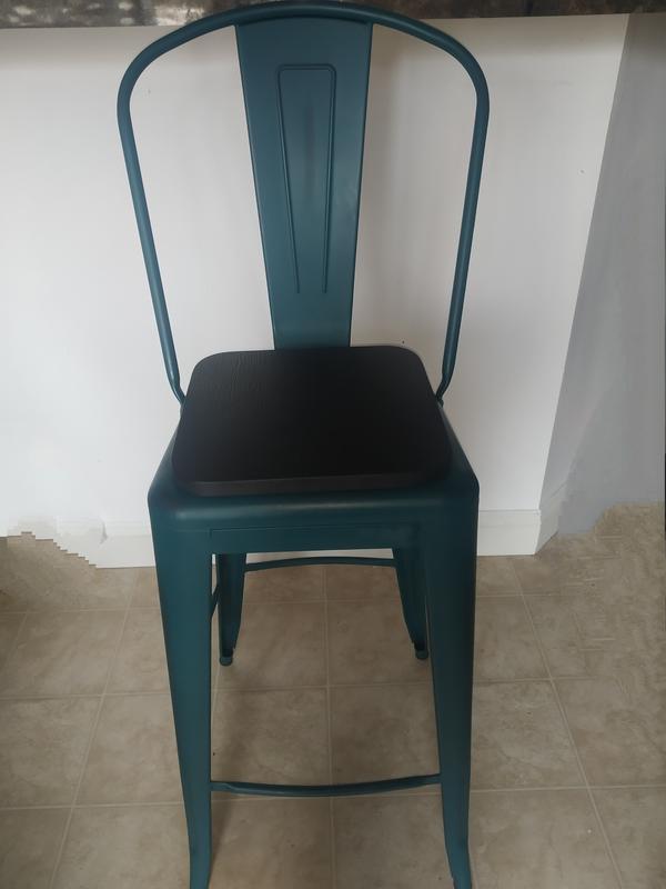 Flash Furniture Carly Commercial Grade 30-in High Yellow Metal Indoor ...