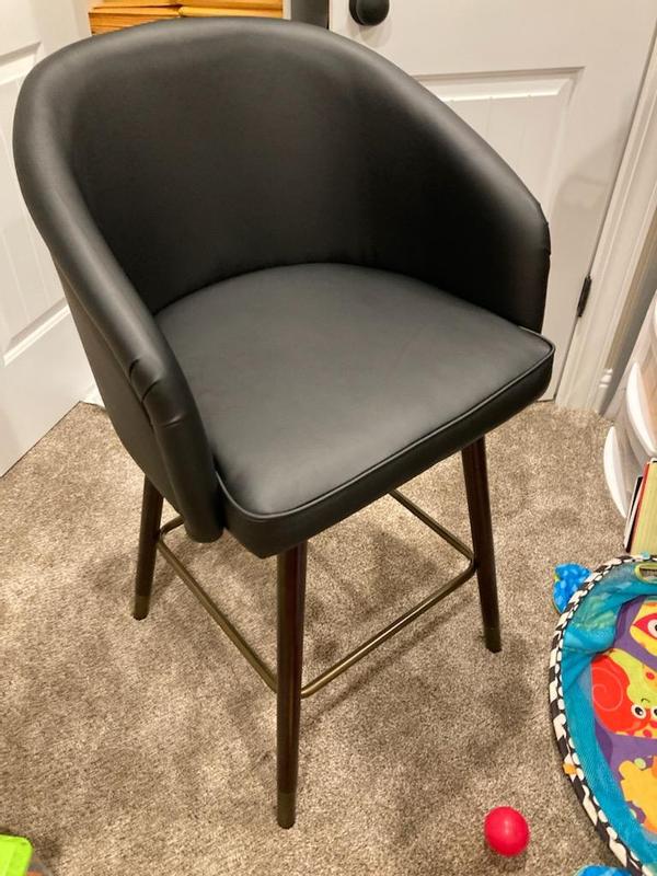 Flash Furniture Margo 26-in Commercial Grade Mid-Back Modern Counter ...