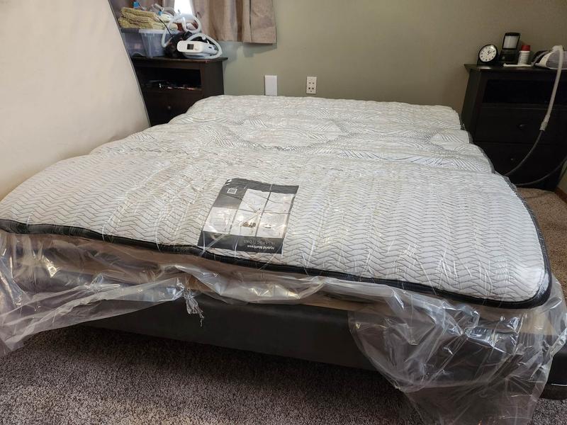 Merrick Lane Lofton 12 Inch Extra Firm King Hybrid Pocket Spring and ...