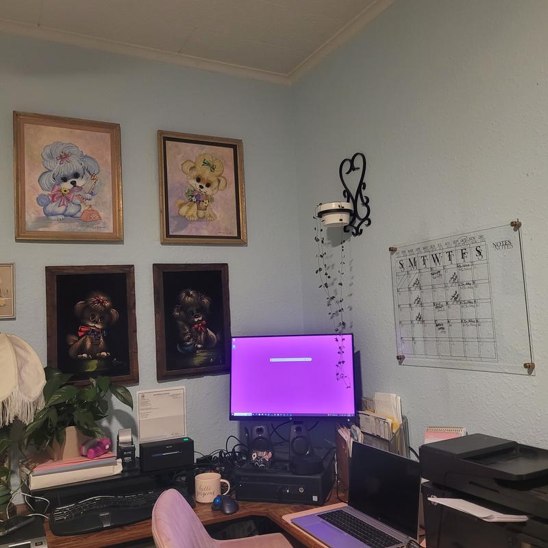 Martha Stewart Grayson Acrylic Wall Calendar with Notes with Dry Erase ...