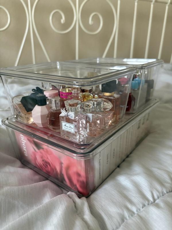 Martha Stewart 4-Compartment Clear Plastic Desktop Organizer Set ...