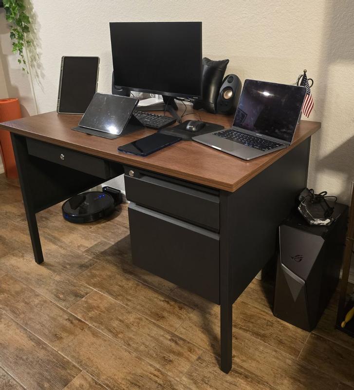 Flash Furniture Cambridge Commercial Grade 30x48 Right Side Single ...