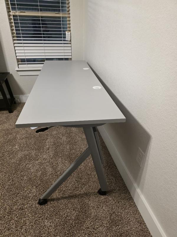 Emma + Oliver Griffin Heavy-Duty Flip Top Training Table with Nesting ...