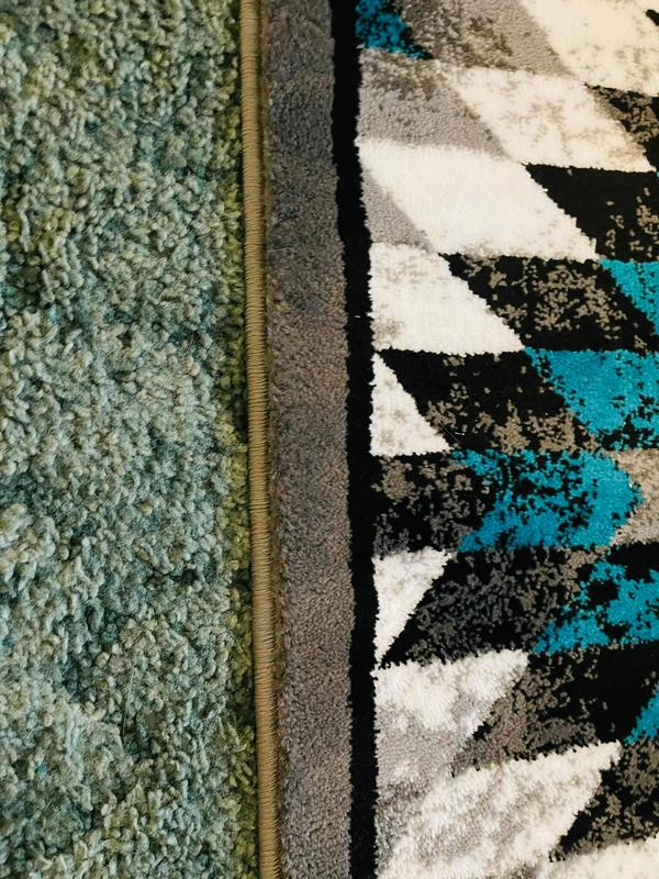 Emma + Oliver Tucson 6x9 Distressed Southwestern Diamond Motif Plush ...