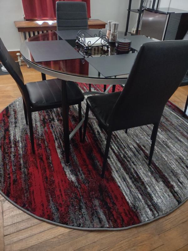 Flash Furniture Rylan Collection Abstract Pattern Area Rug - Olefin Rug ...