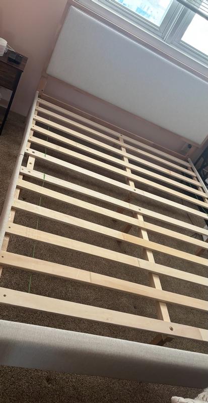 Martha Stewart Flynn Queen Size Solid Wood Platform Bed with ...
