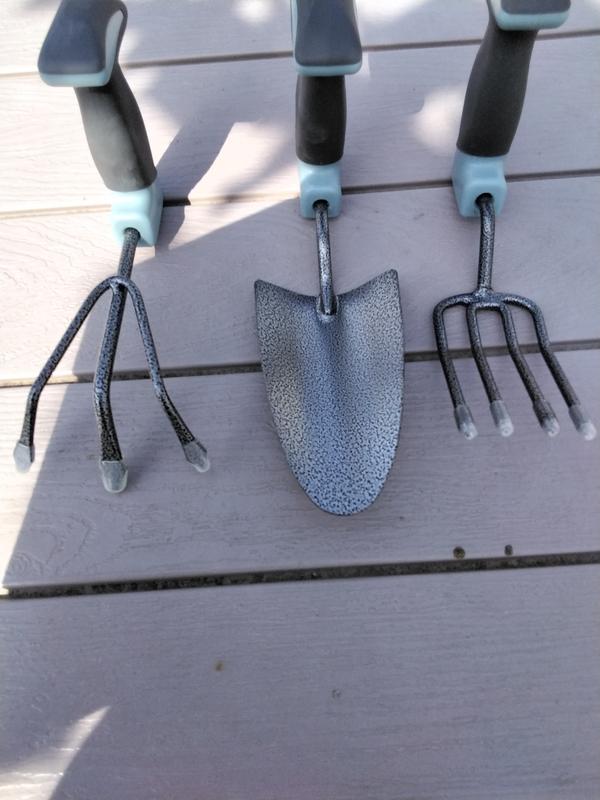 Bernini Easy Grip Garden Tool Set - Green Hand Tool Kit in the Garden ...