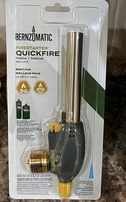Bernzomatic quick fire store